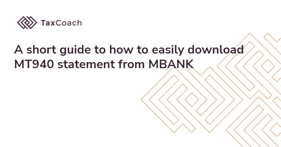 A short guide to how to easily download MT940 statement from MBANK ...